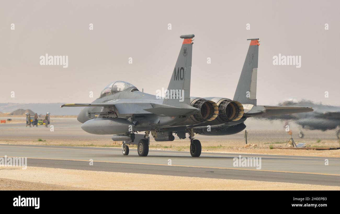 Weapon Systems Officer Capt. Lacie Hester prepares to take off in her ...