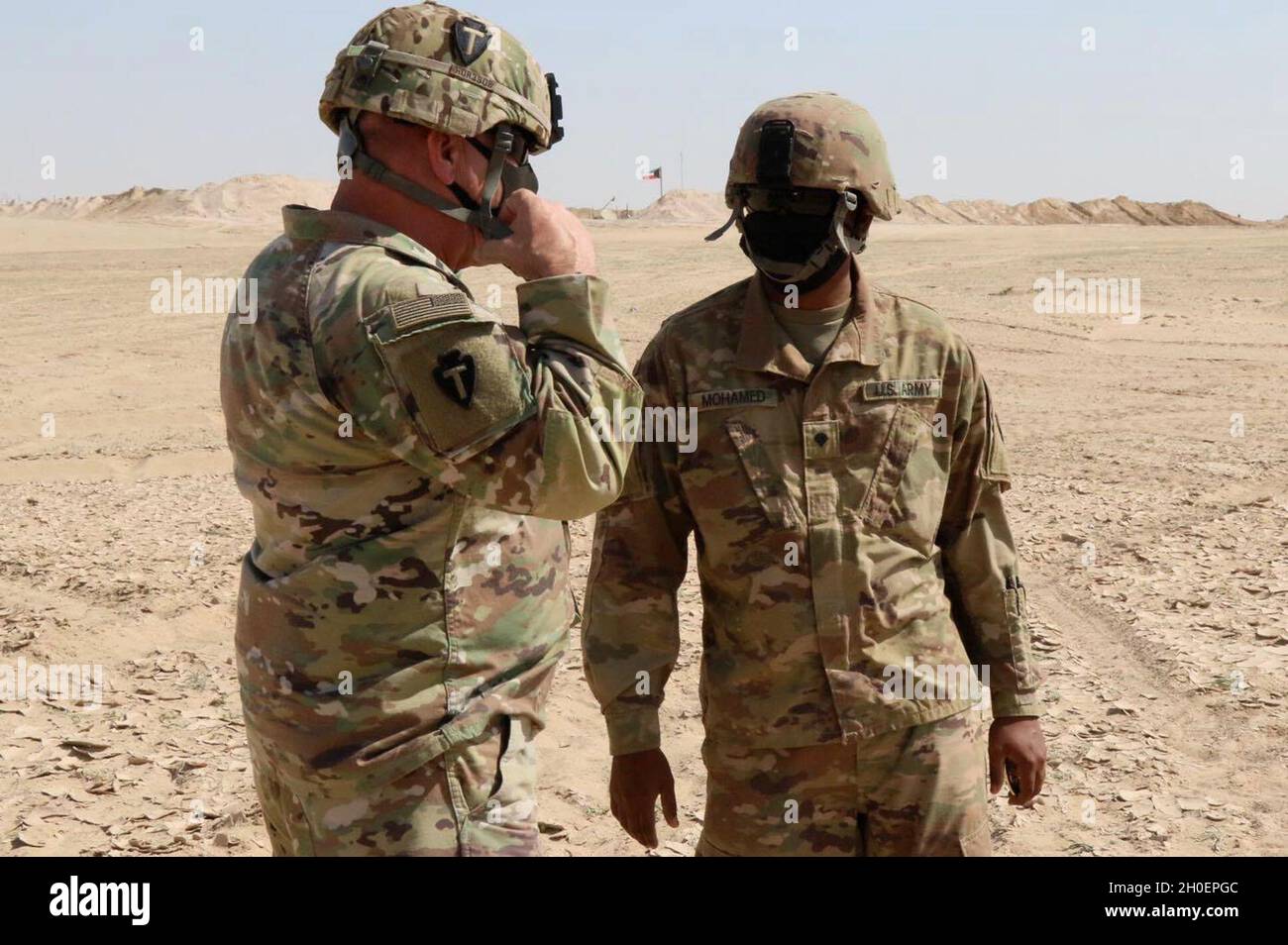 Task Force Spartan CSM Mark Horn visits Task Force Iron Castle ...