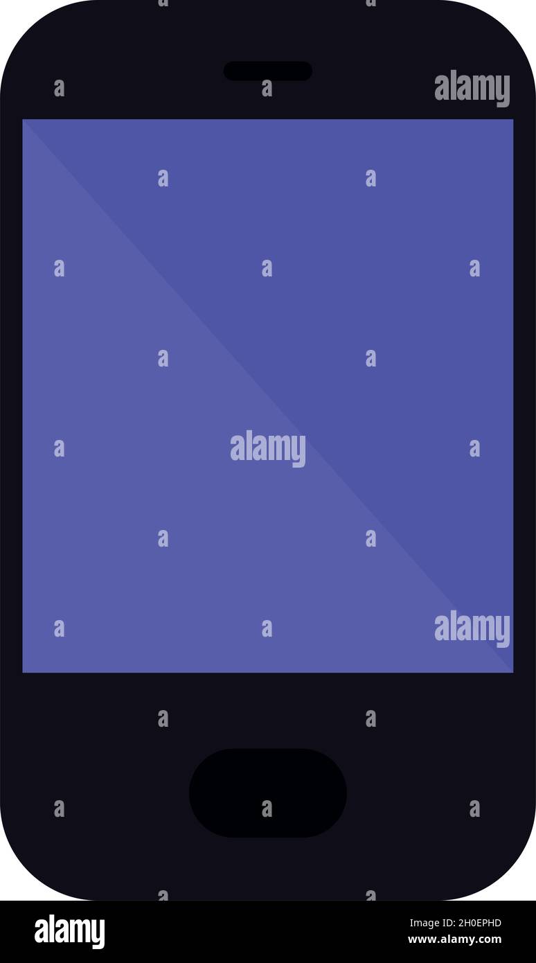 smartphone device icon on white background Stock Vector Image & Art - Alamy