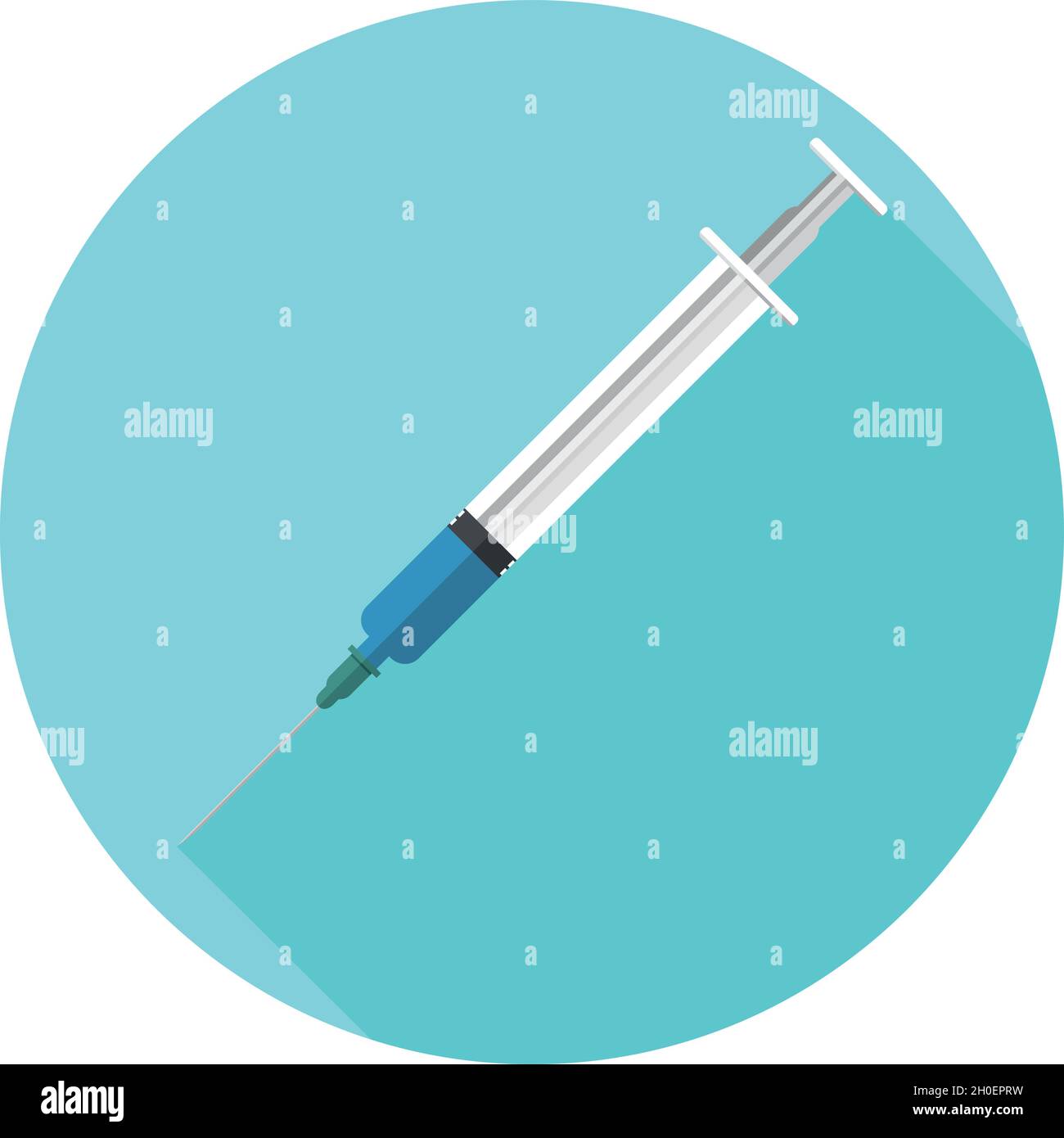 Disposable syringe plastic insulin Stock Vector Images - Alamy