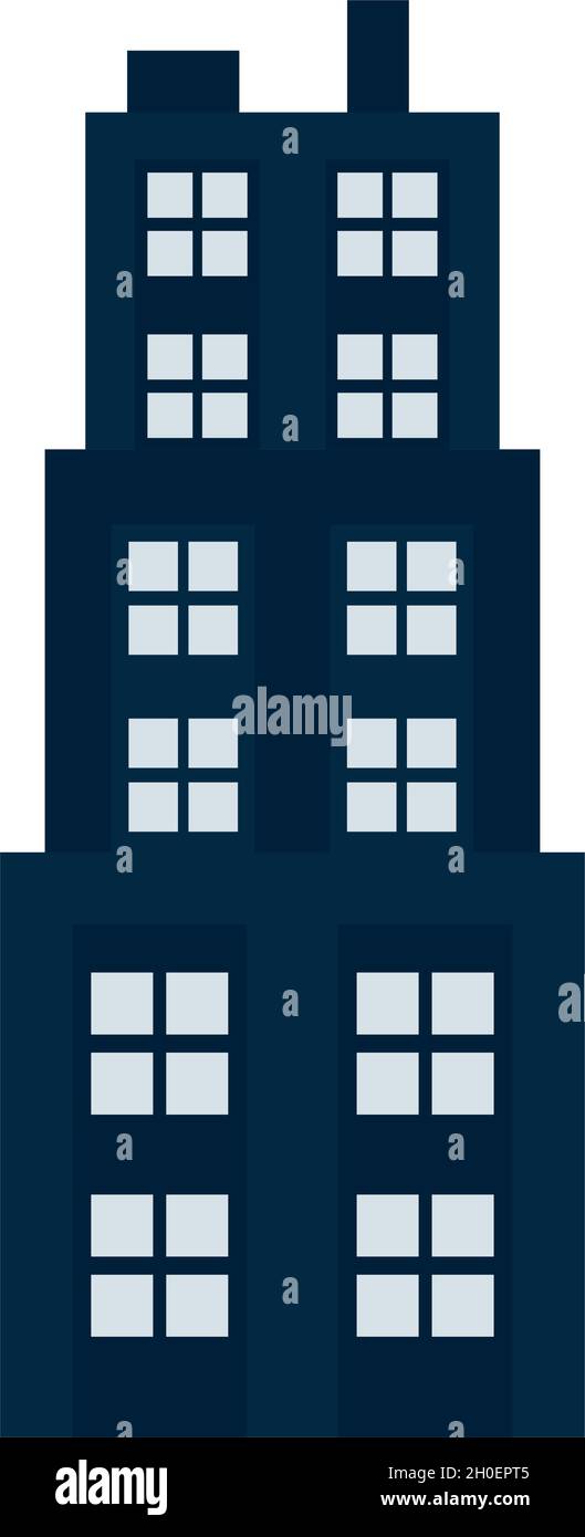 modern building icon on white background Stock Vector Image & Art - Alamy