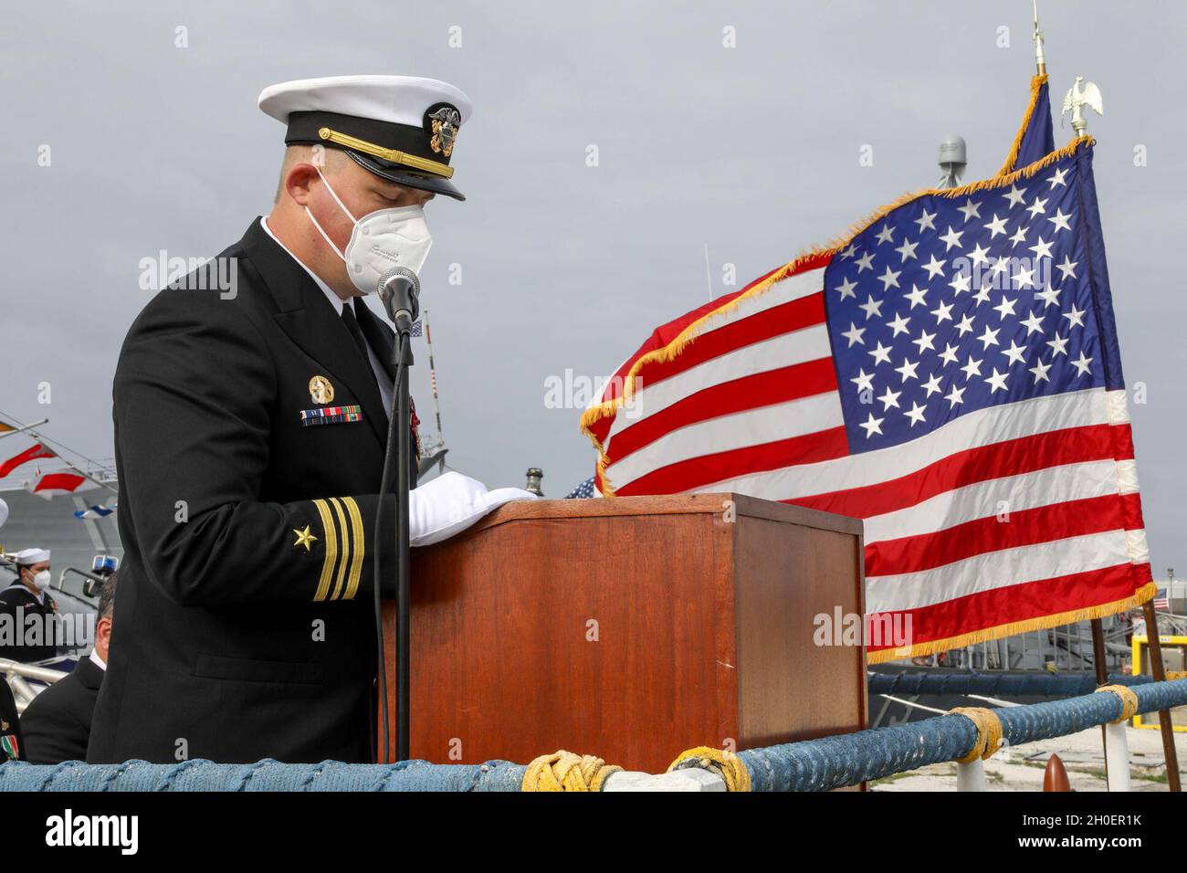 210217-N-YD864-1059 NAVAL STATION MAYPORT, Fla. (Feb. 17, 2021) - Lt ...