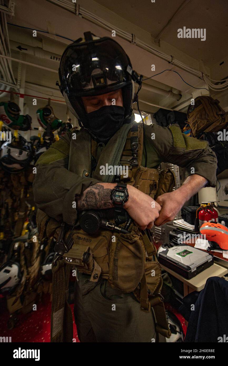 SOUTH CHINA SEA (Feb. 17, 2021) - U.S. Naval Air Crewman 2nd Class ...