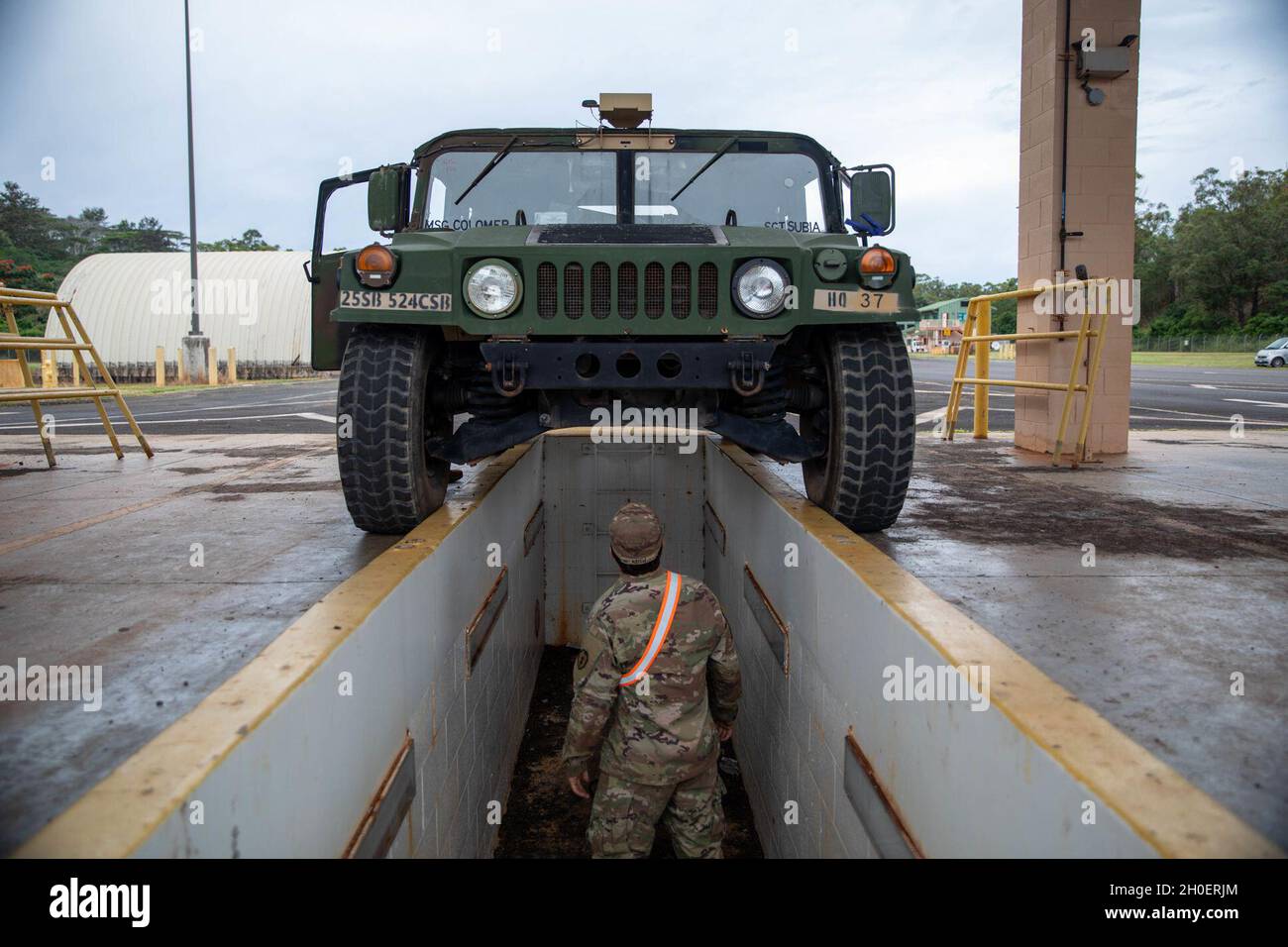 Spc. Robert Keith, a Wheeled Vehicle Mechanic with 536 Support ...