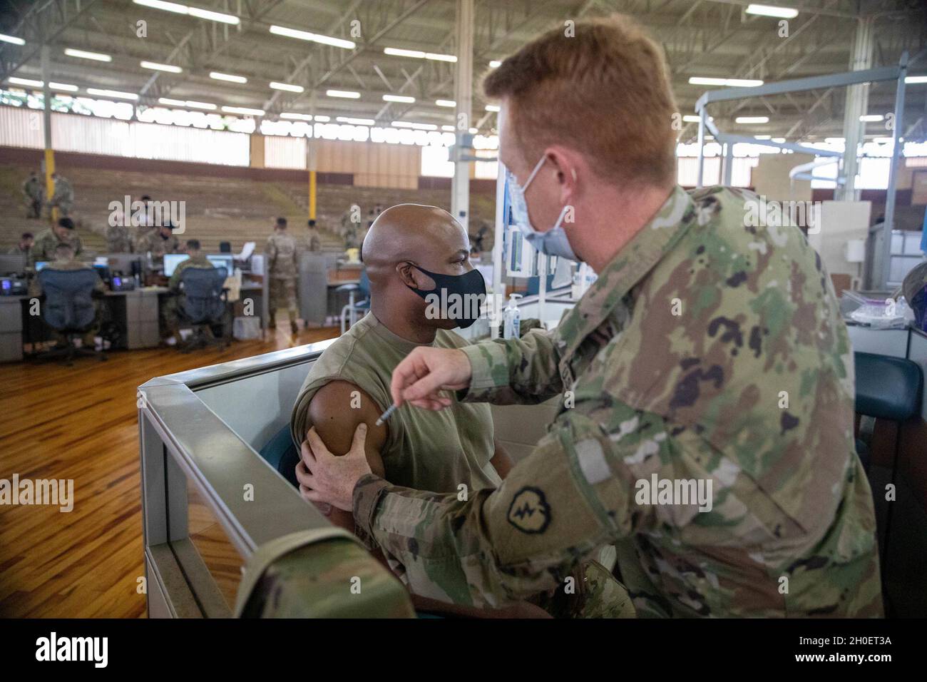 Col. Landis Maddox, commander of the 25th Division Sustainment Brigade ...