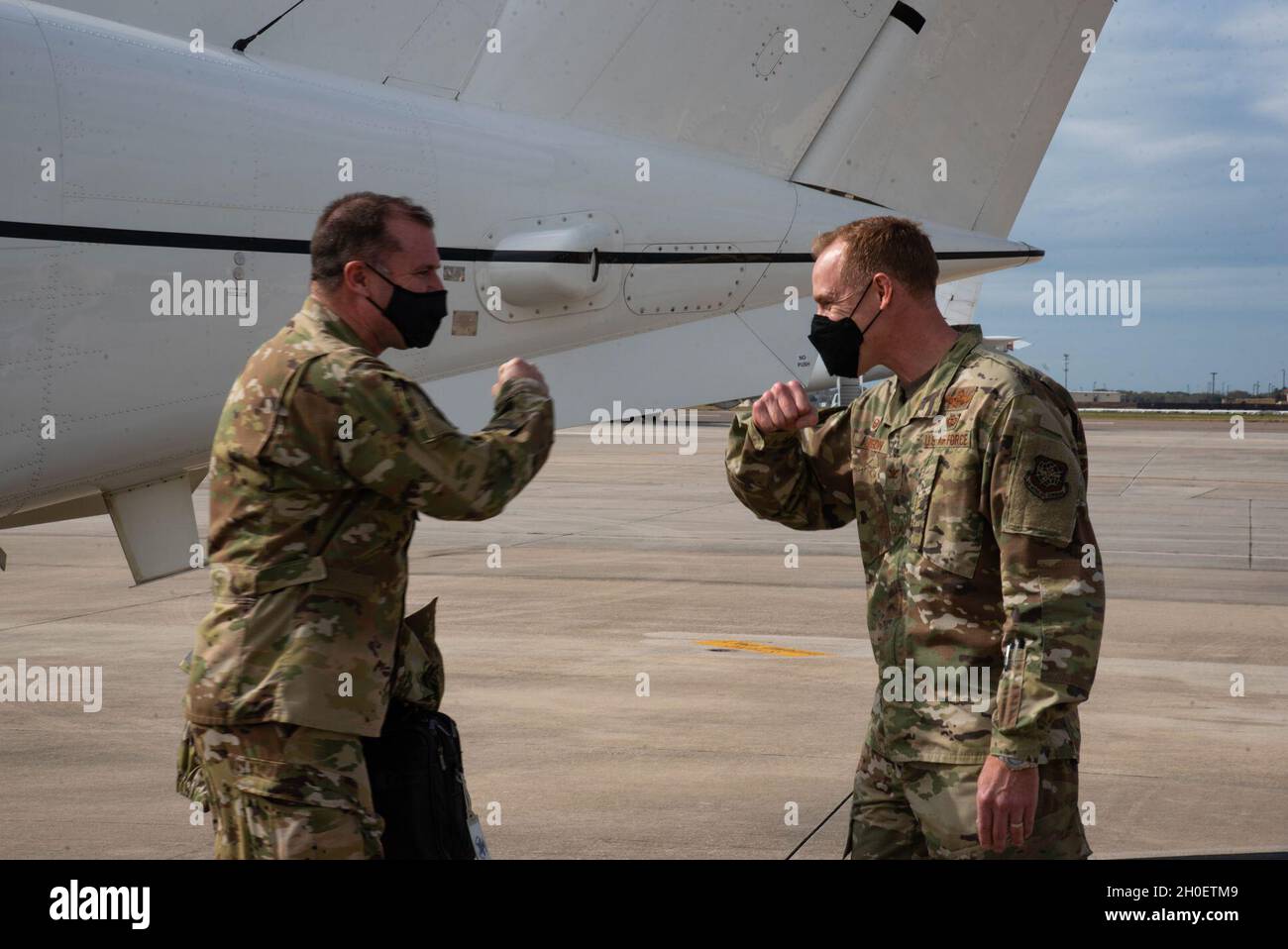 U.S. Air Force Col. Ben Jonsson, 6th Air Refueling Wing commander ...