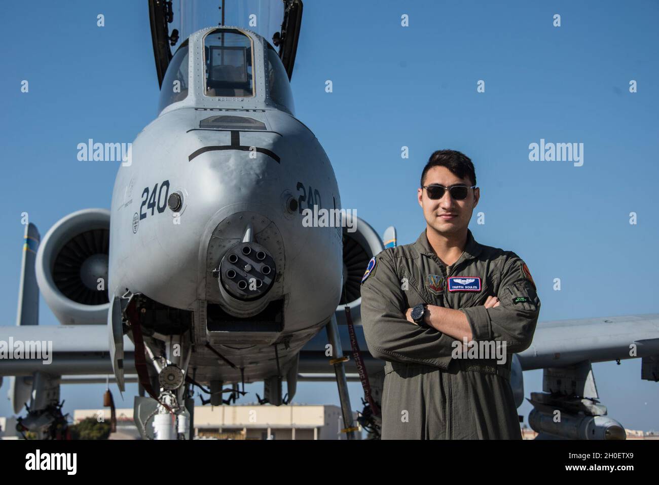 U.S. Air Force Capt. Alexander Boules, 354th Fighter Squadron A-10 ...