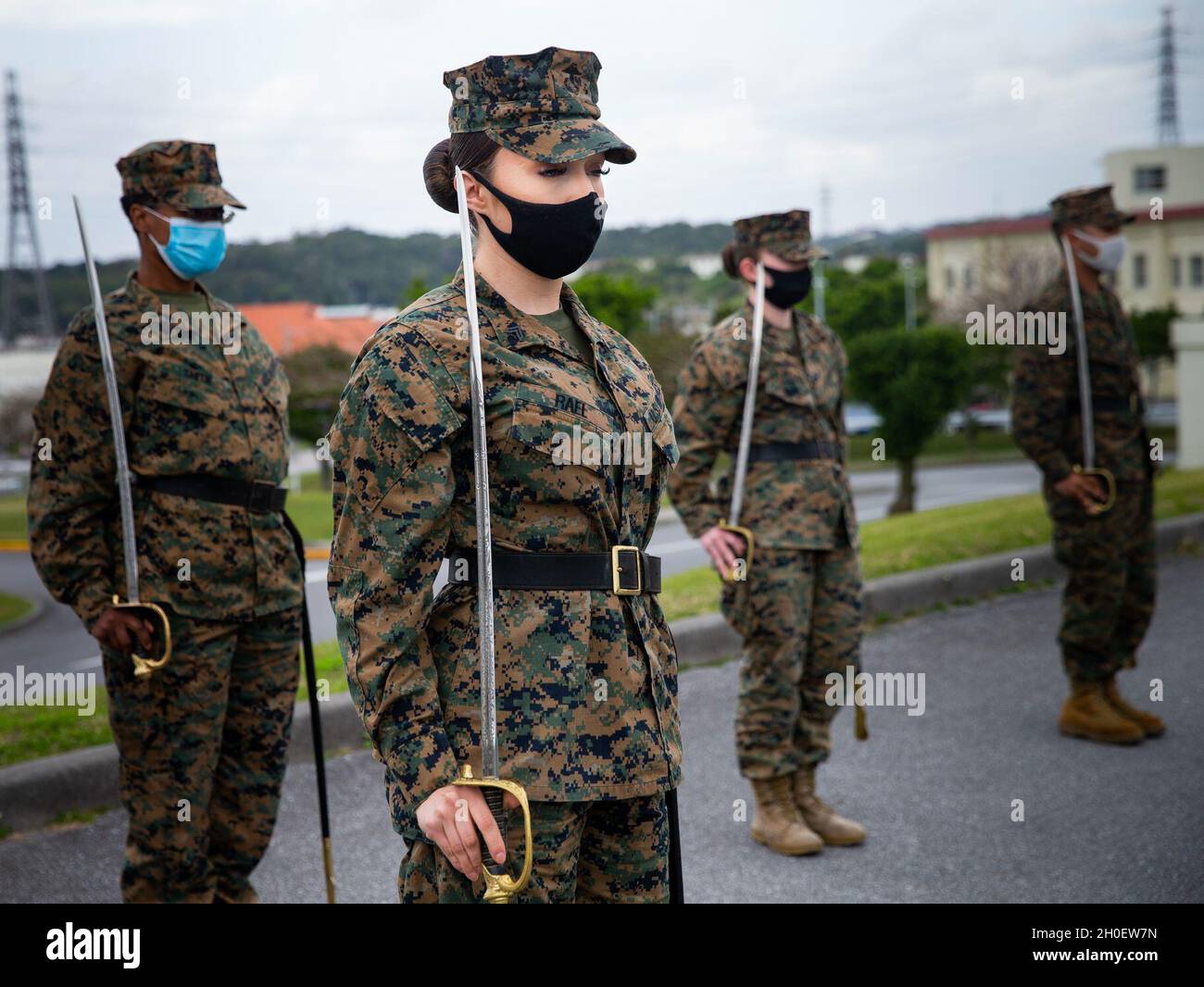 U.S. Marine Corps Cpl. Rachel Rael, an administrative specialist with ...