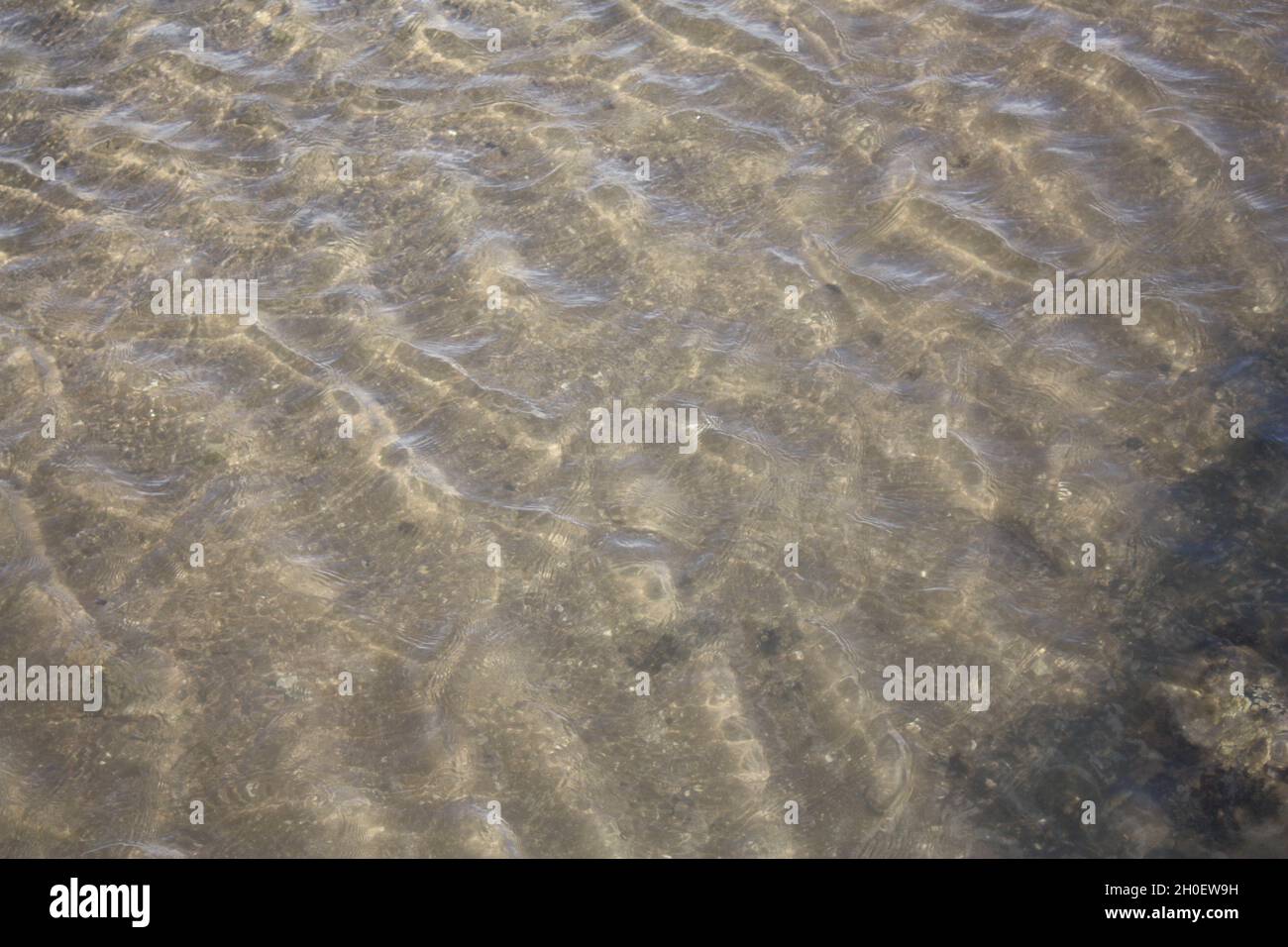 Texture of the water in Scotland, with ripples and light refractions ...
