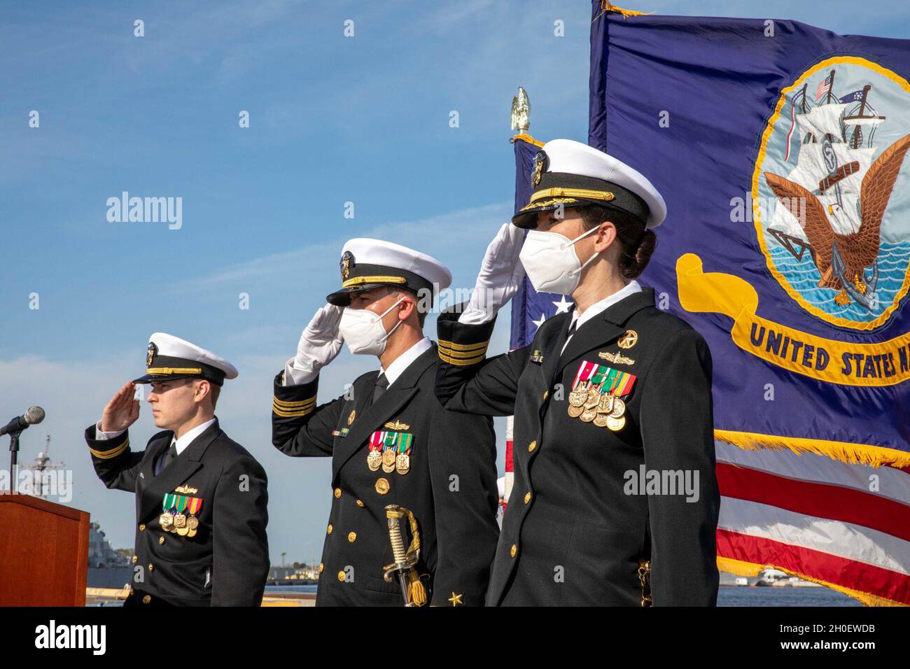 NAVAL STATION MAYPORT, Fla. (Feb. 18, 2021) - Cmdr. Alexa F. Jenkins ...