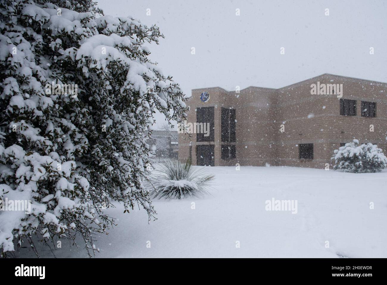 Laughlin Air Force Base, Texas Feb. 18, 2021,under severe weather ...