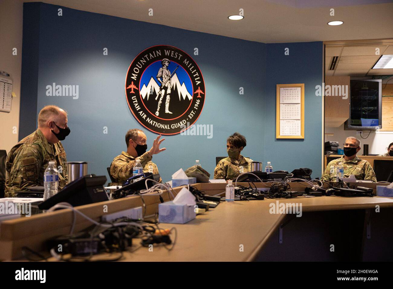 Utah Air National Guard Commander, Brig. Gen. Daniel Boyack, speaks ...
