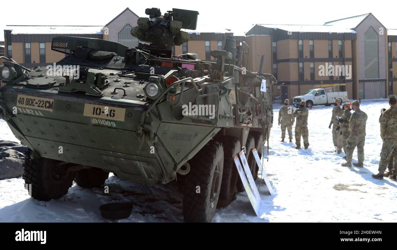 Soldiers with 2nd Stryker Brigade Combat Team, 4th Infantry Division ...