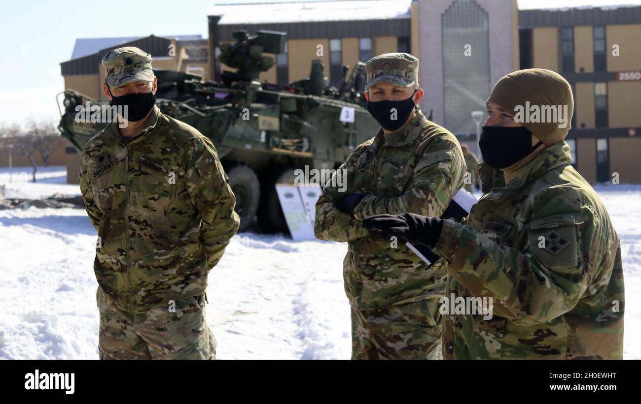 Lt. Col. Kevin Seigrist (left) commander of 52nd Brigade Engineer ...