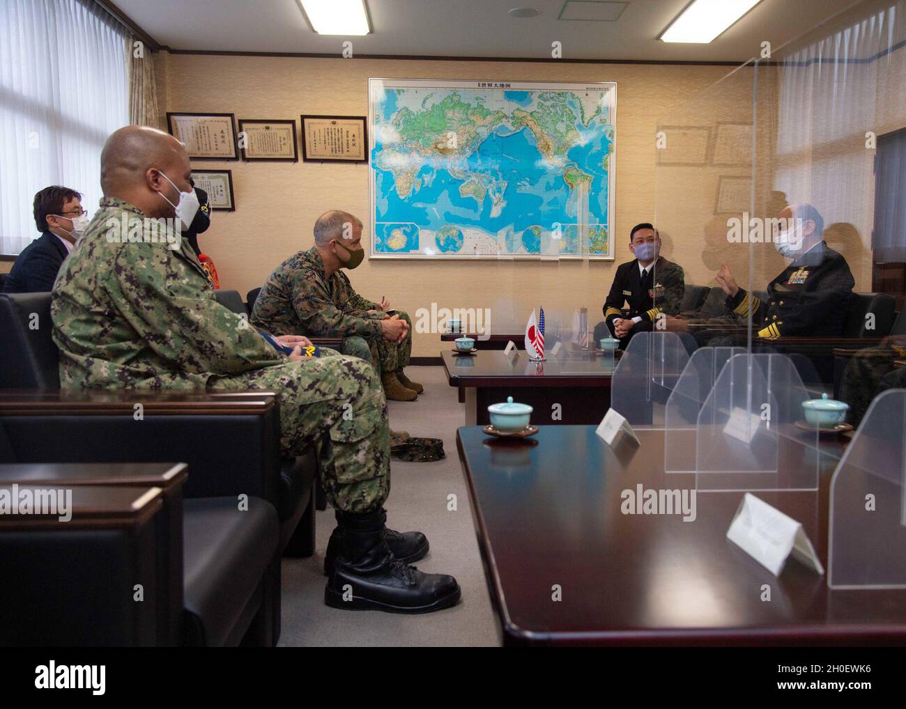 SASEBO, Japan (Feb. 18, 2021) - U.S. Forces Japan Deputy Commander Brig ...