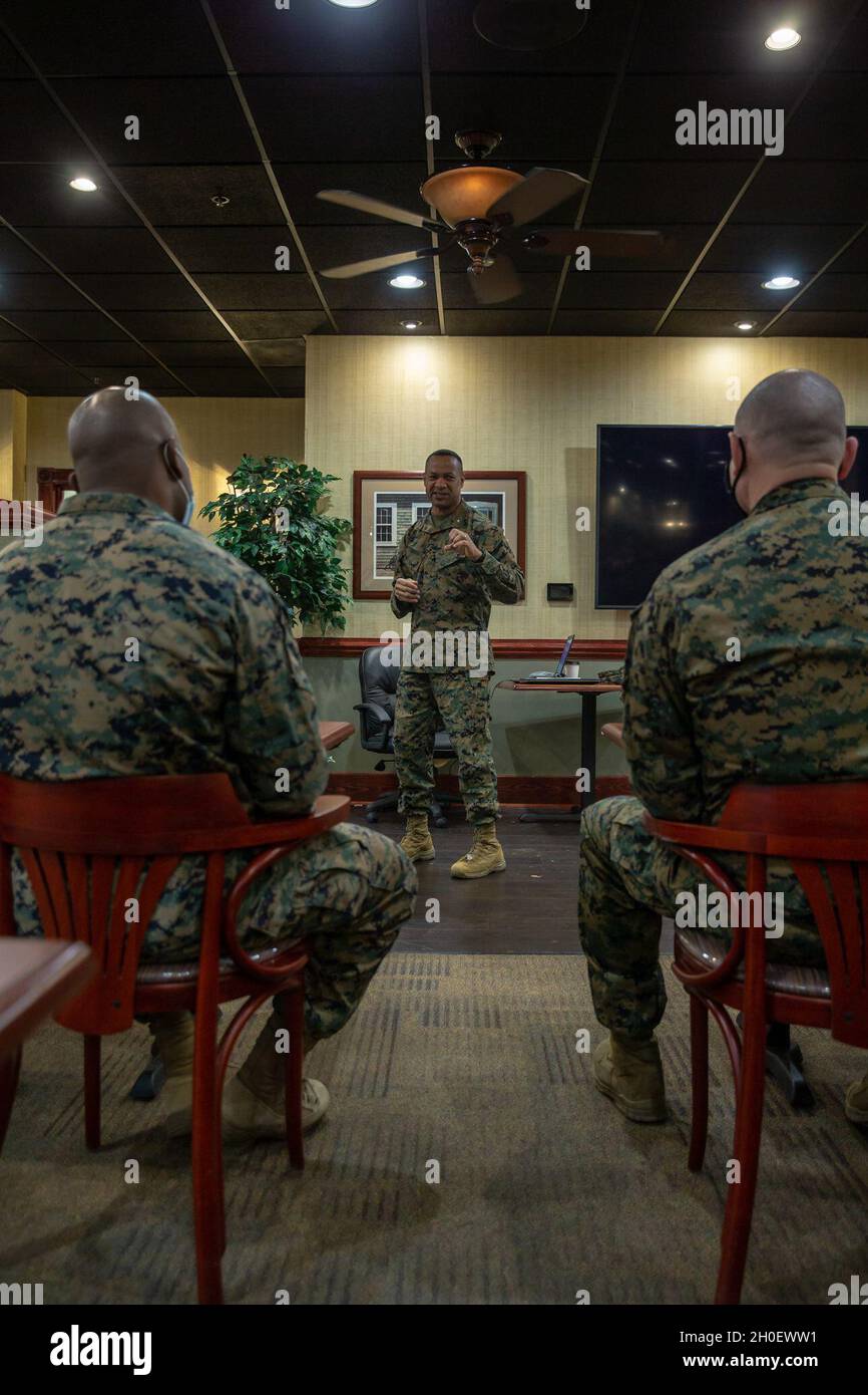 U.S. Marine Corps Brig. Gen. Calvert L. Worth, the assistant division ...
