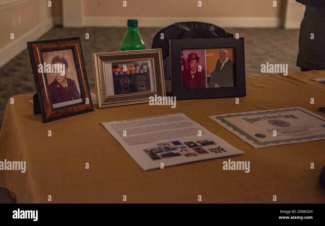 Memorabilia is displayed from Marian Porter, a former member of the ...