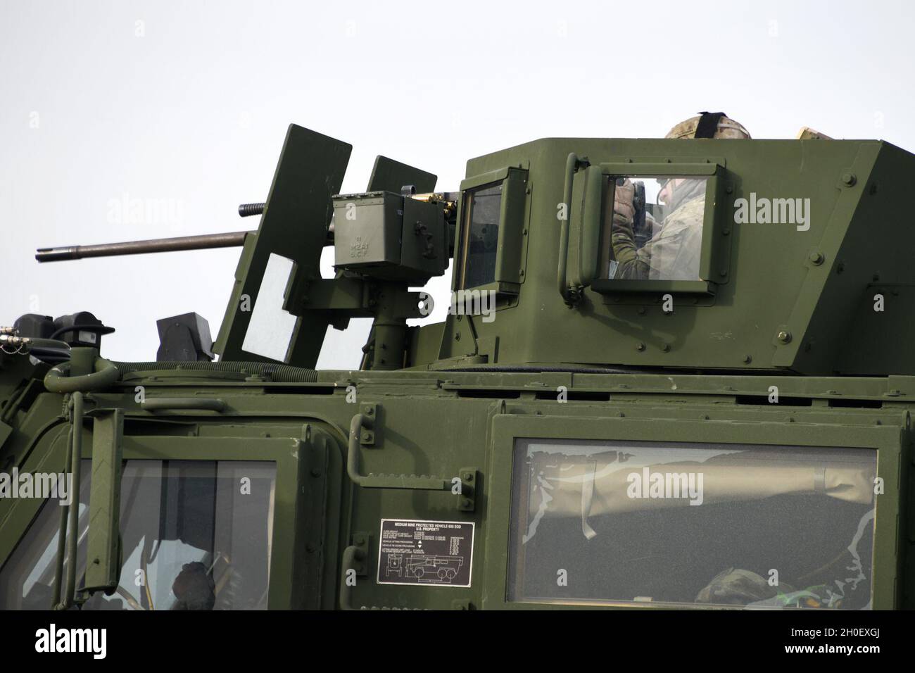 A U.S. Soldier, assigned to the Regimental Engineer Squadron, 2d ...