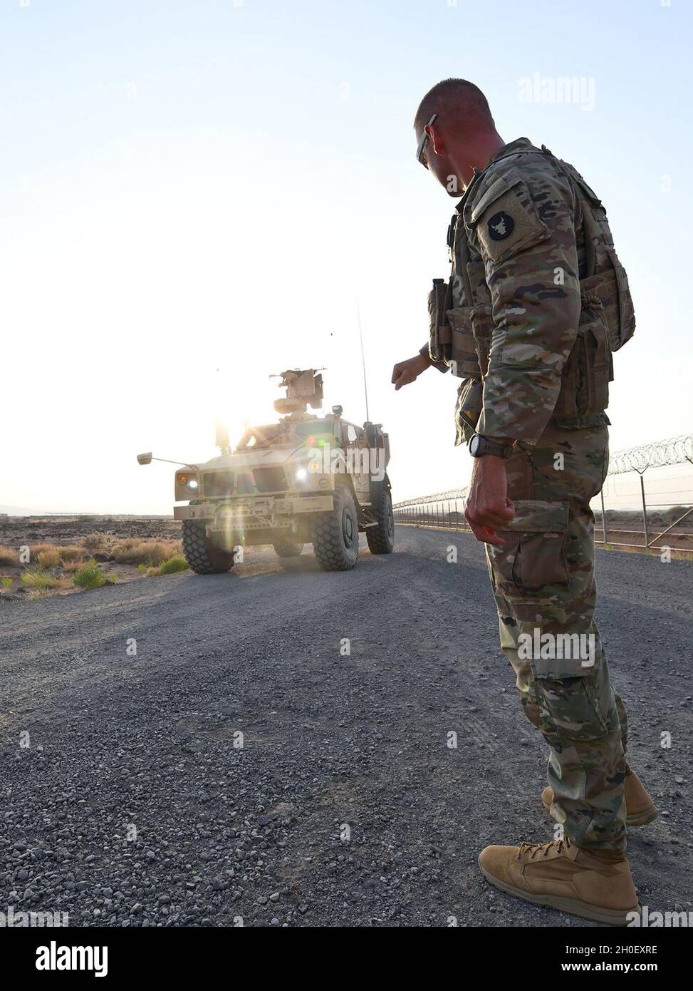 CHABELLEY AIRFIELD, Djibouti (Feb. 18, 2021) U.S. Army Staff Sgt. Bryan ...