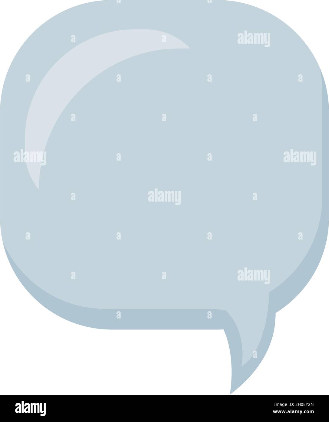 square bubble icon on white background Stock Vector Image & Art - Alamy