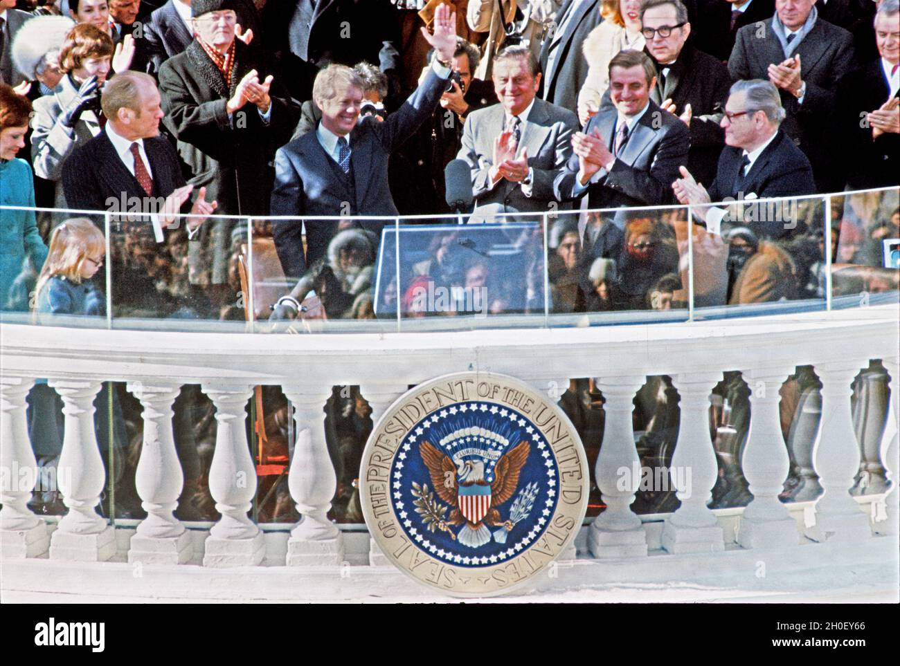 Inauguration jimmy carter rosalynn 1977 hi-res stock photography and ...
