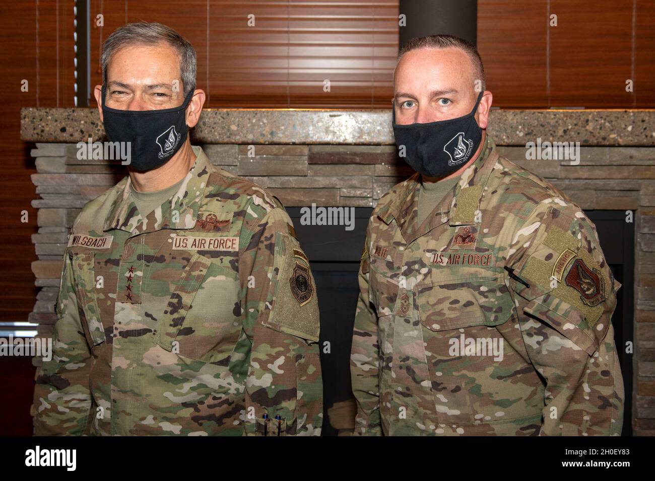 U.S. Air Force Gen. Ken Wilsbach, the Pacific Air Forces commander, and ...