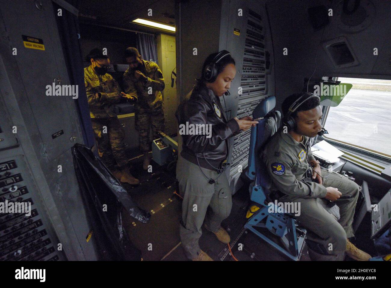 From left to right, 2nd Lt. Dyami Bryant, 62nd Aircraft Maintenance ...