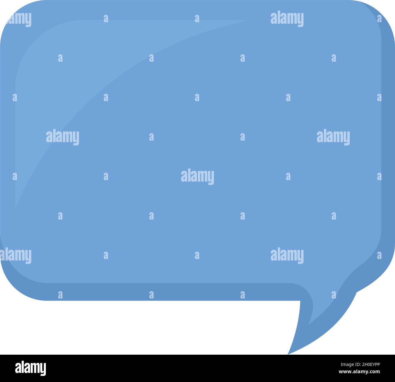 square speech bubble on white background Stock Vector Image & Art - Alamy