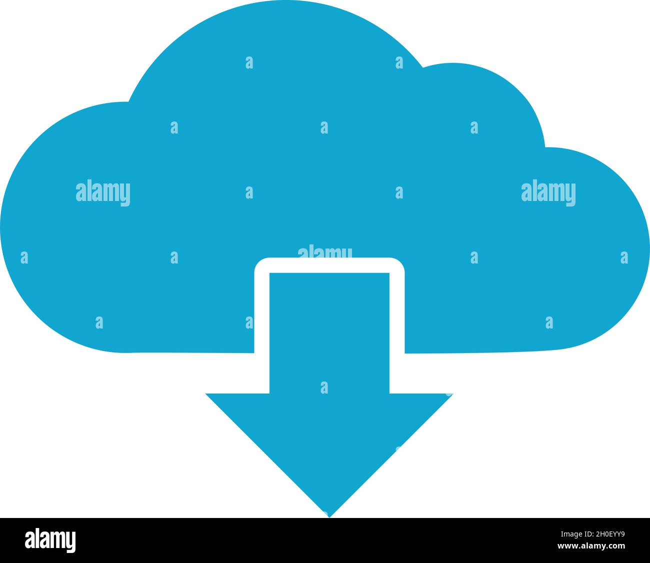 cloud storage icon on white background Stock Vector Image & Art - Alamy