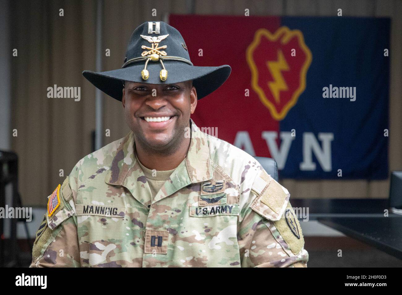 Capt. Matthew Manning, an AH-64 Apache pilot assigned to the 25th ...