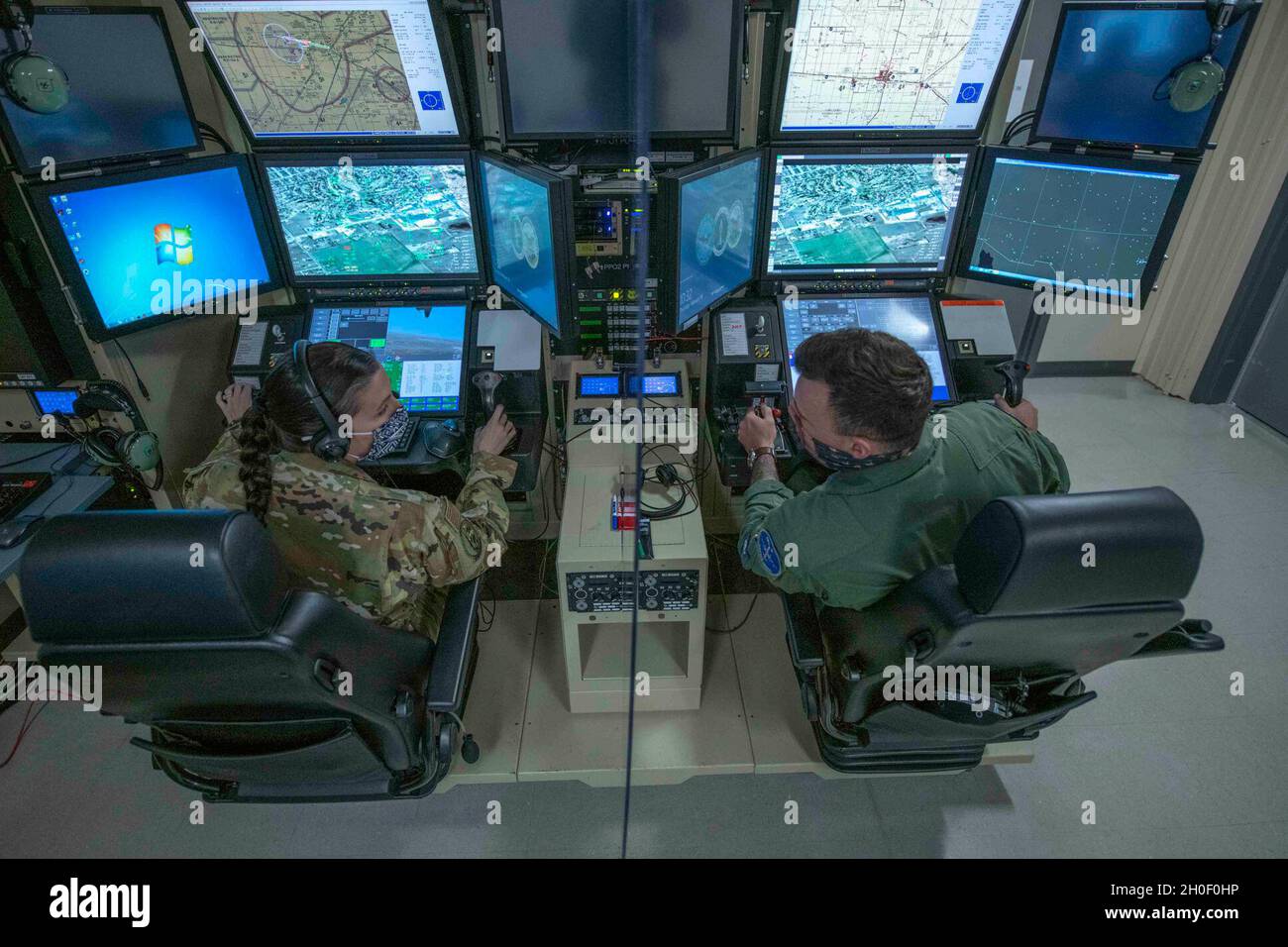 U.S. Air Force Capt. Danielle ‘Dani’ Pavone, 110th Wing remote piloted ...