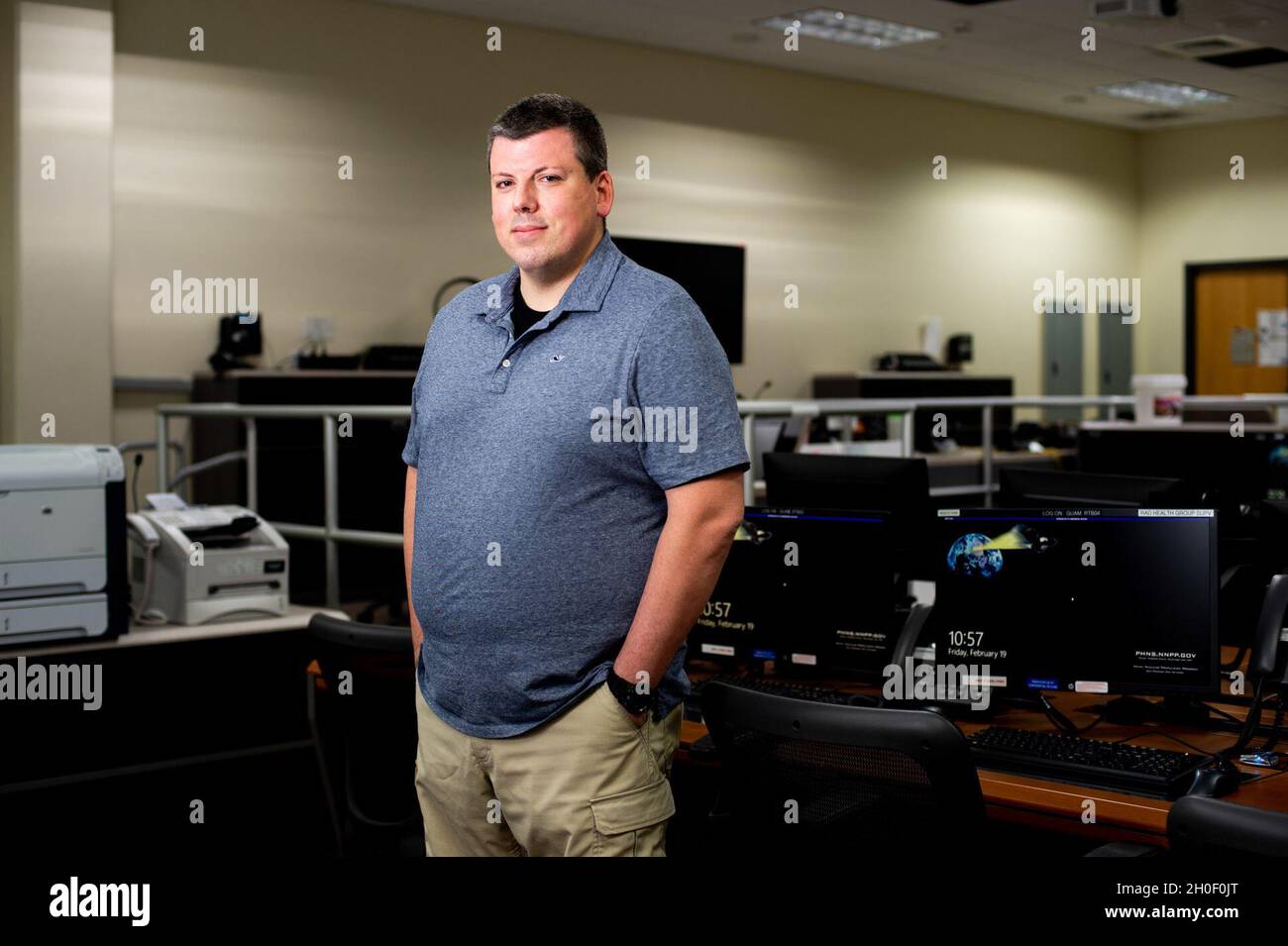 SANTA RITA, Guam (Feb. 19, 2021) Dr. Thomas Wall poses for a portrait ...