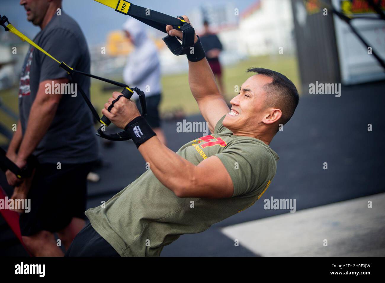 U.S. Marine Corps Chief Warrant Officer 3 Sambo Phoeuk, the temporary ...