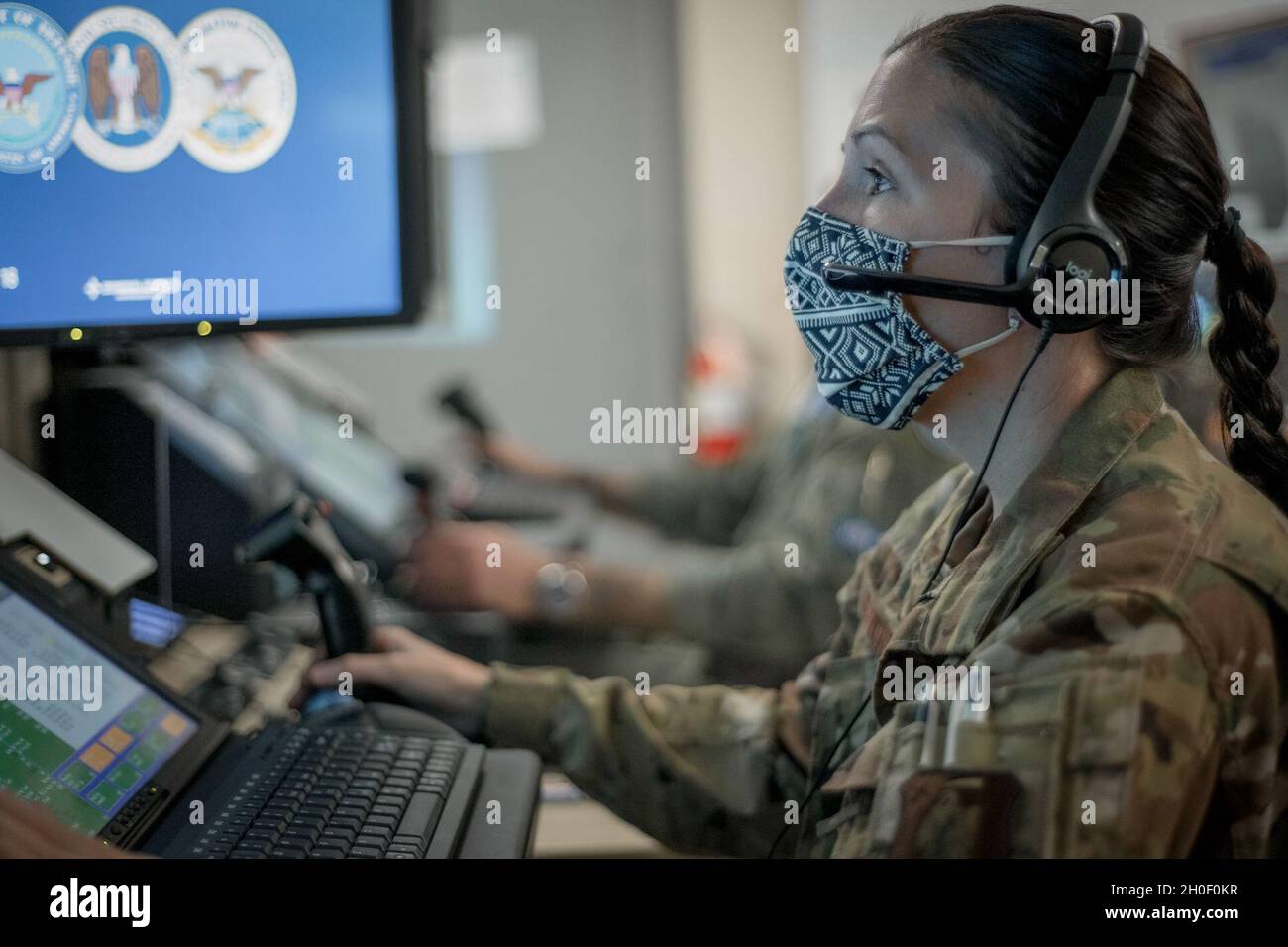 U.S. Air Force Capt. Danielle ‘Dani’ Pavone, 110th Wing remote piloted ...
