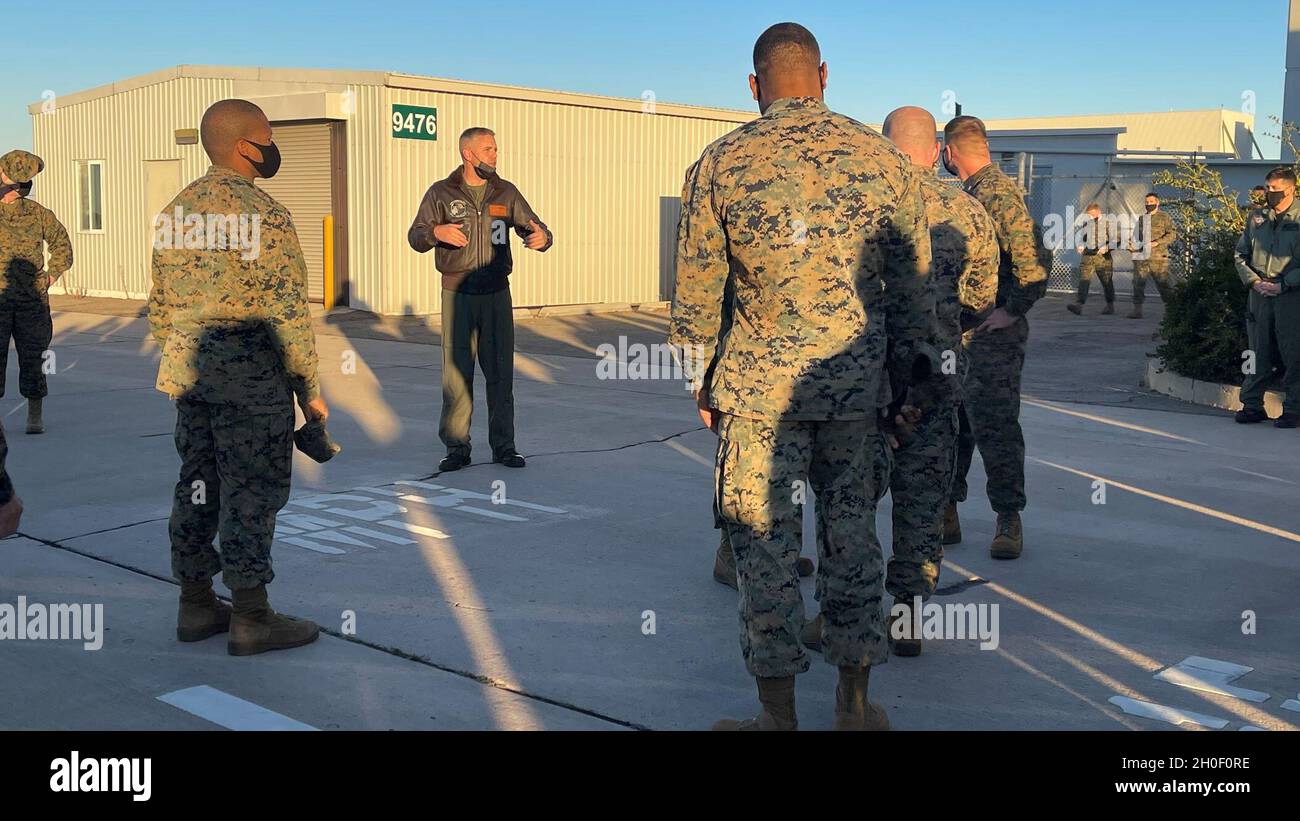 U.S. Marine Corps Lt. Col. Robert E. Herrmann, commanding officer ...