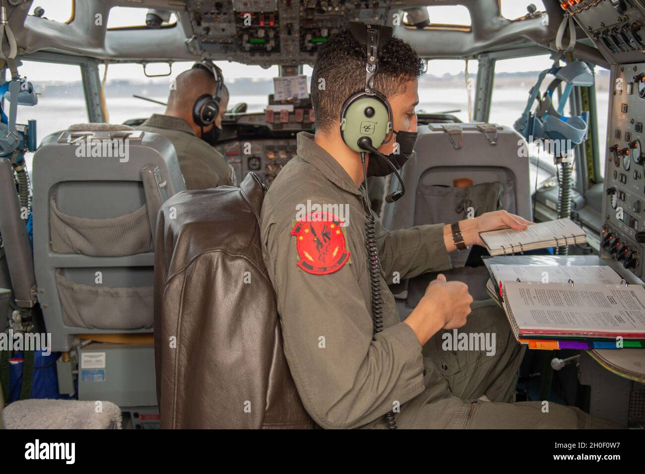 U.S. Air Force Tech. Sgt. Brandon Jones, a flight engineer with the ...