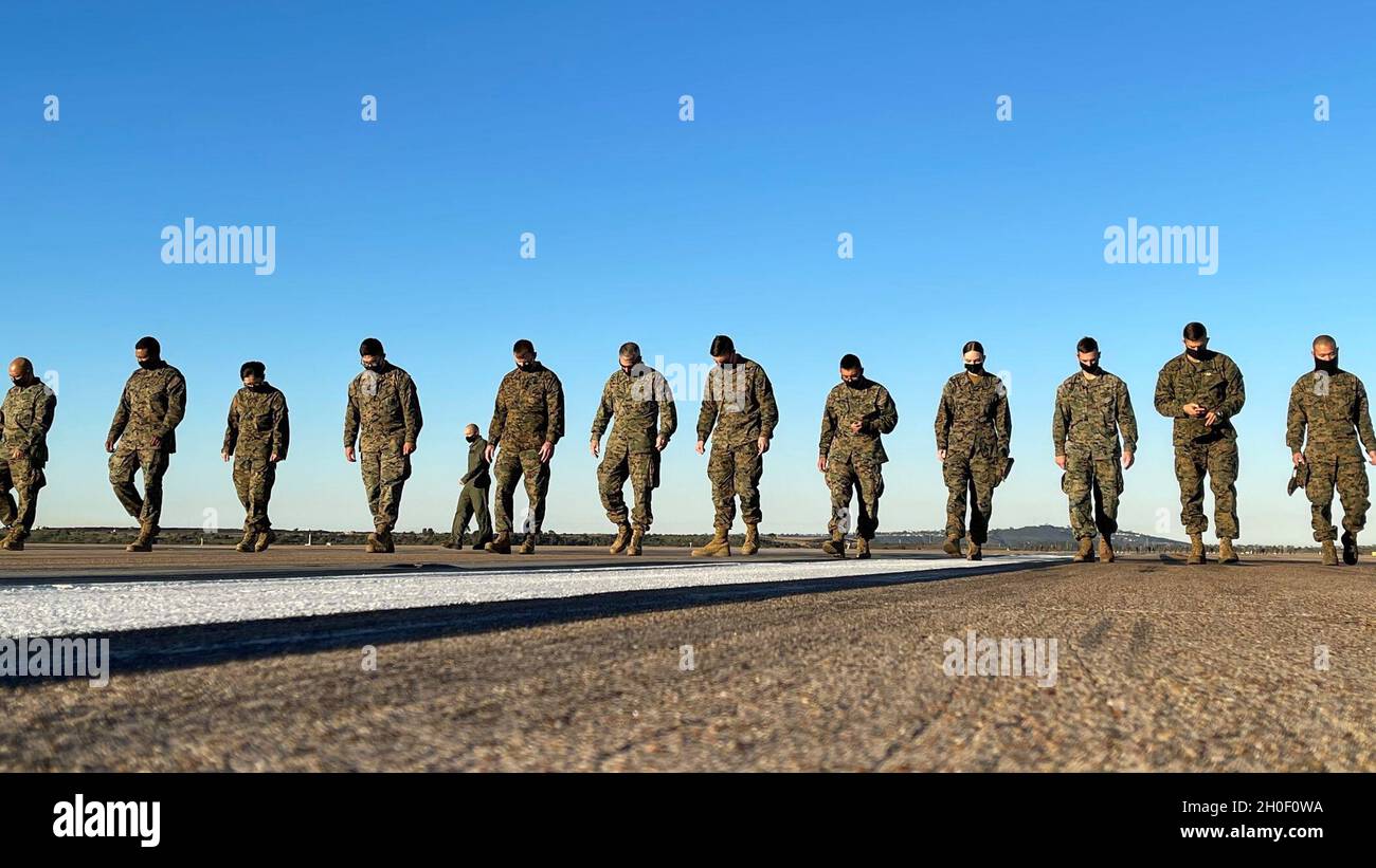 U.S. Marines with Marine Wing Headquarters Squadron 3, 3rd Marine ...