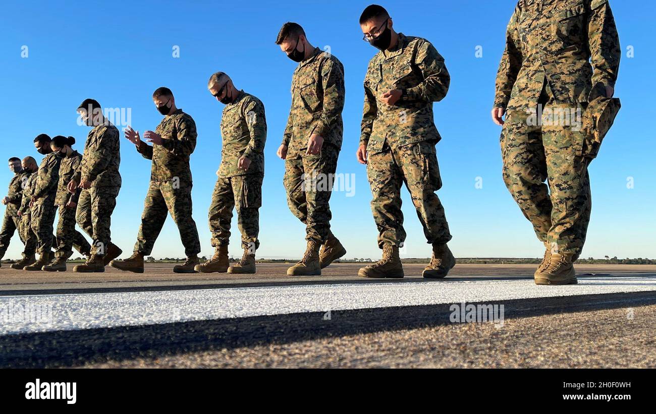 U.S. Marine Corps Maj. Gen. Christopher J. Mahoney, fourth from the ...