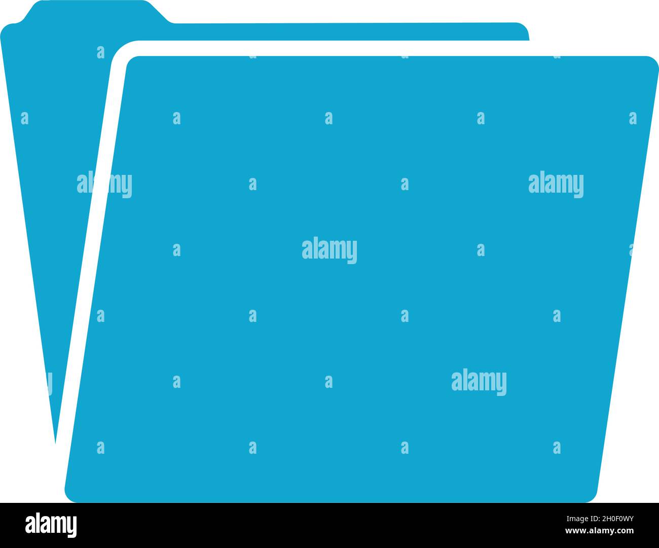 file folder icon on white background Stock Vector Image & Art - Alamy