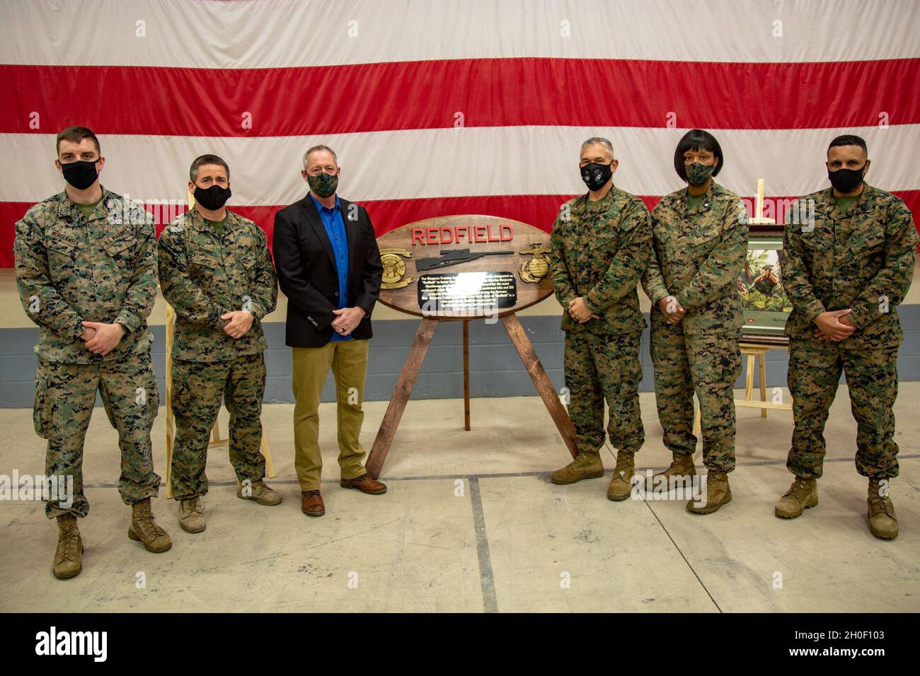 Staff members with Weapons Training Battalion (WTBN), Marine Corps ...