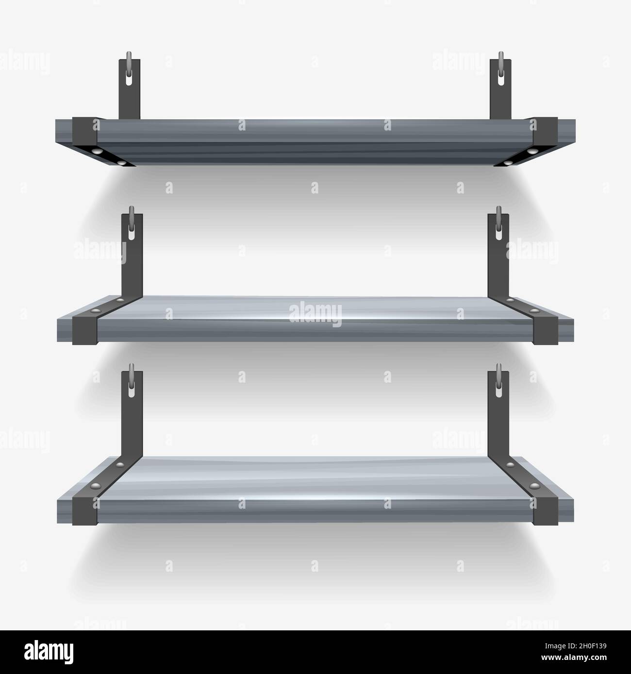 Product display shelves Cut Out Stock Images & Pictures - Alamy