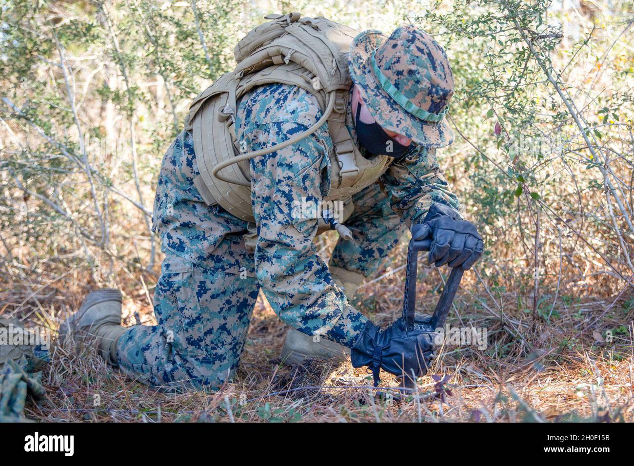 Lance Cpl. Corey Camphouse, a field radio operator for Battlespace ...