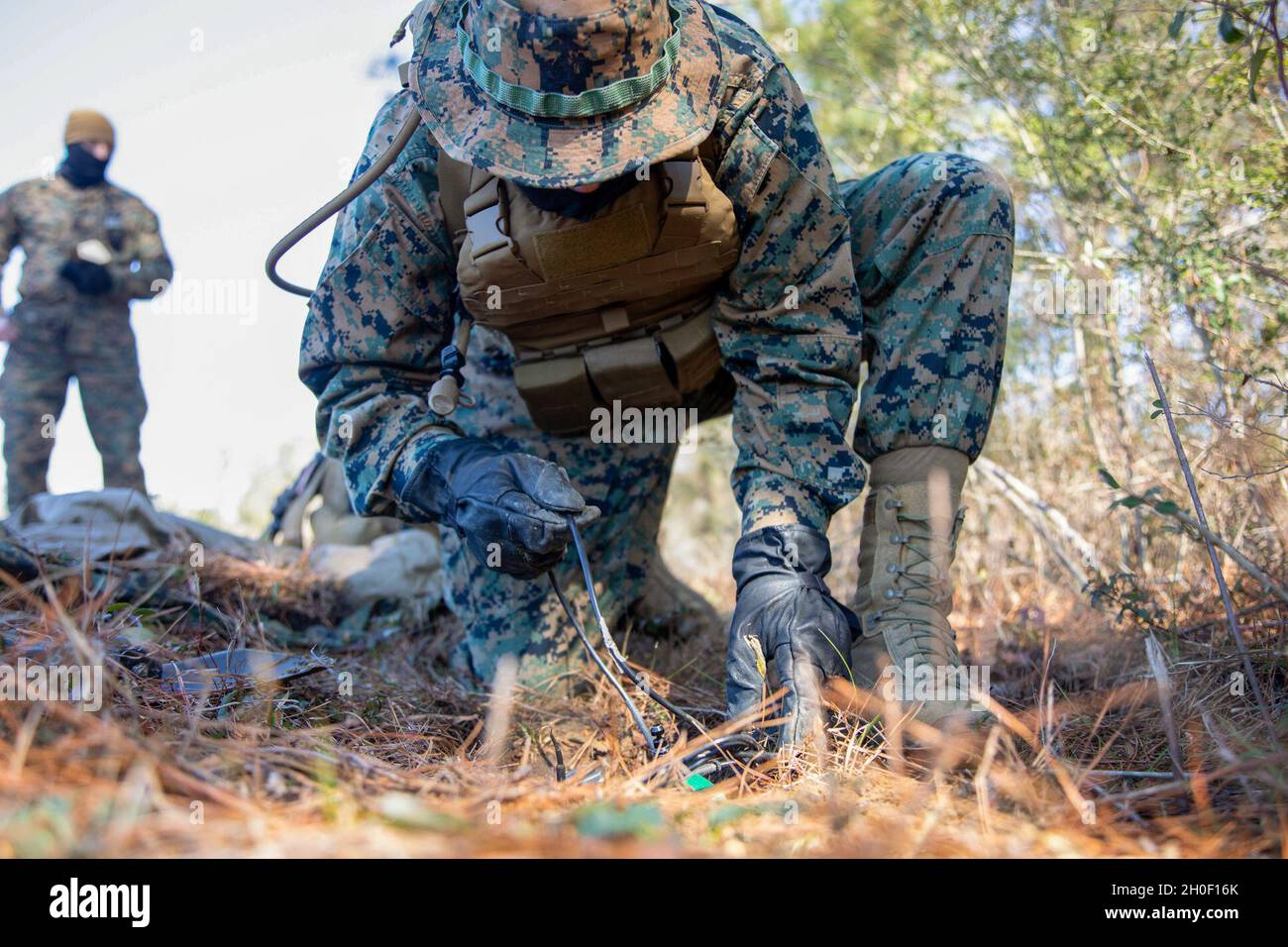 Lance Cpl. Corey Camphouse, a field radio operator for Battlespace ...
