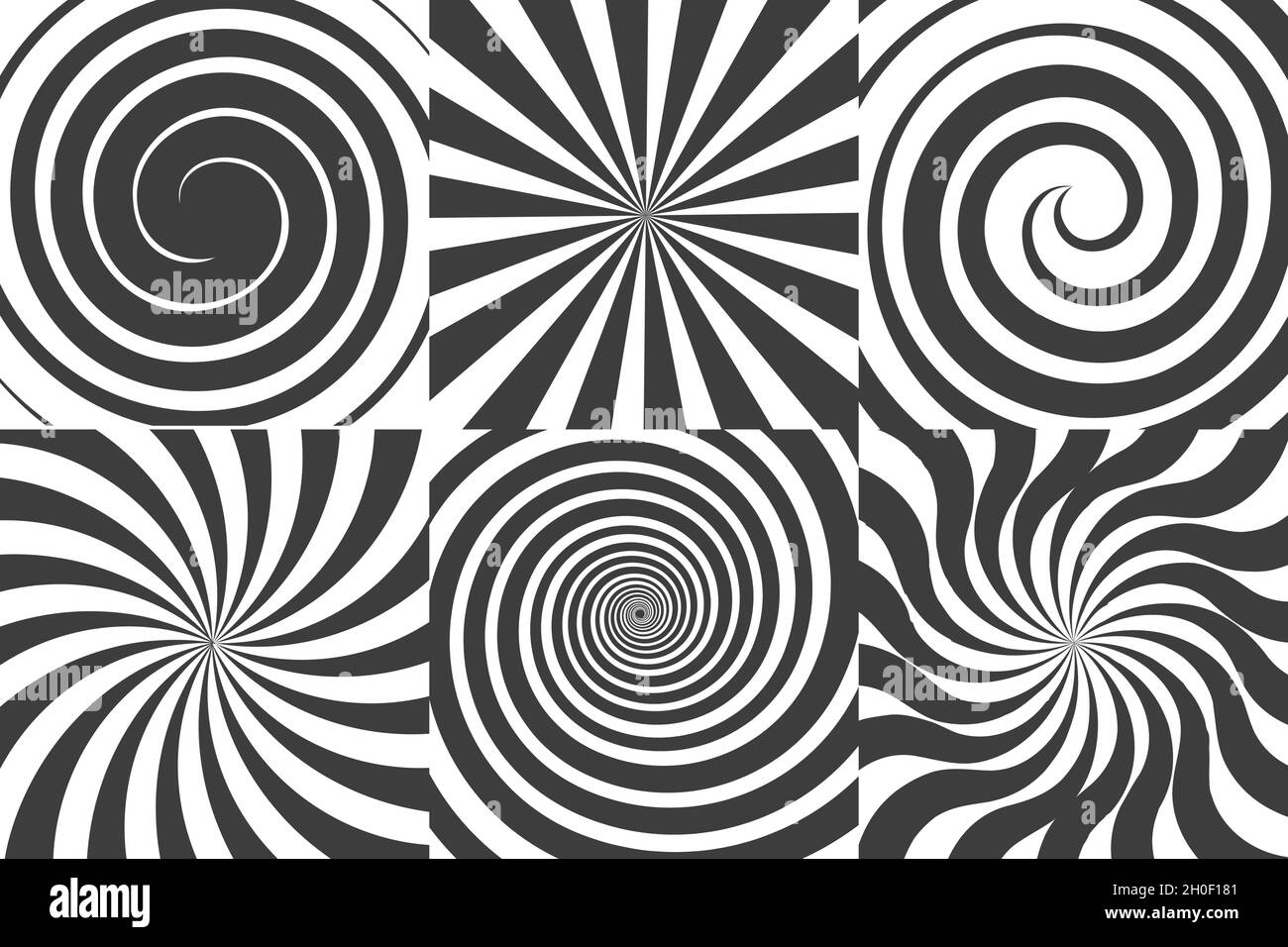 Striped radial vortex backgrounds Stock Vector Images - Alamy