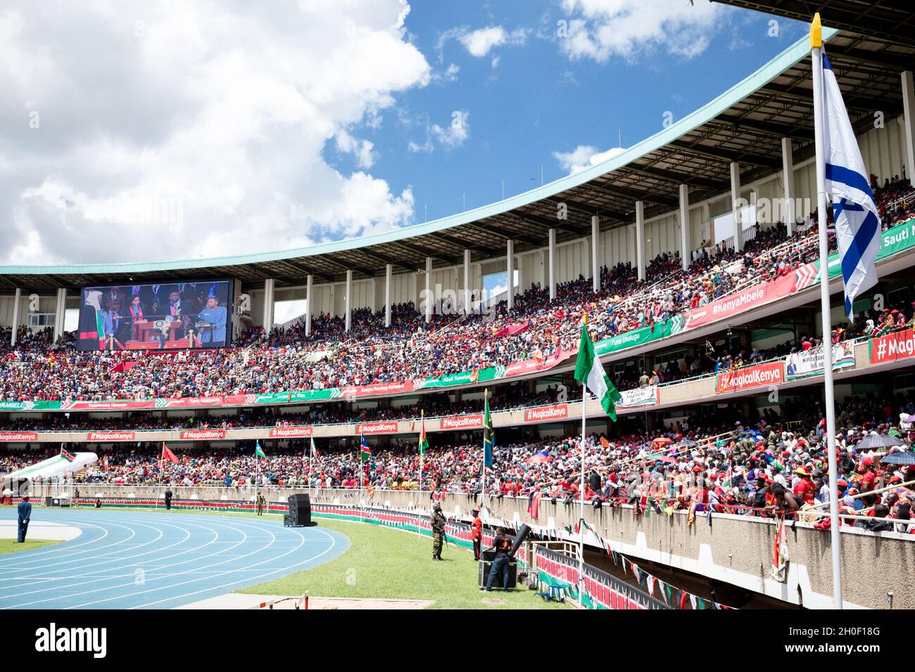 President Uhuru Muigai Kenyatta Inauguration Swearing-In Ceremony At ...