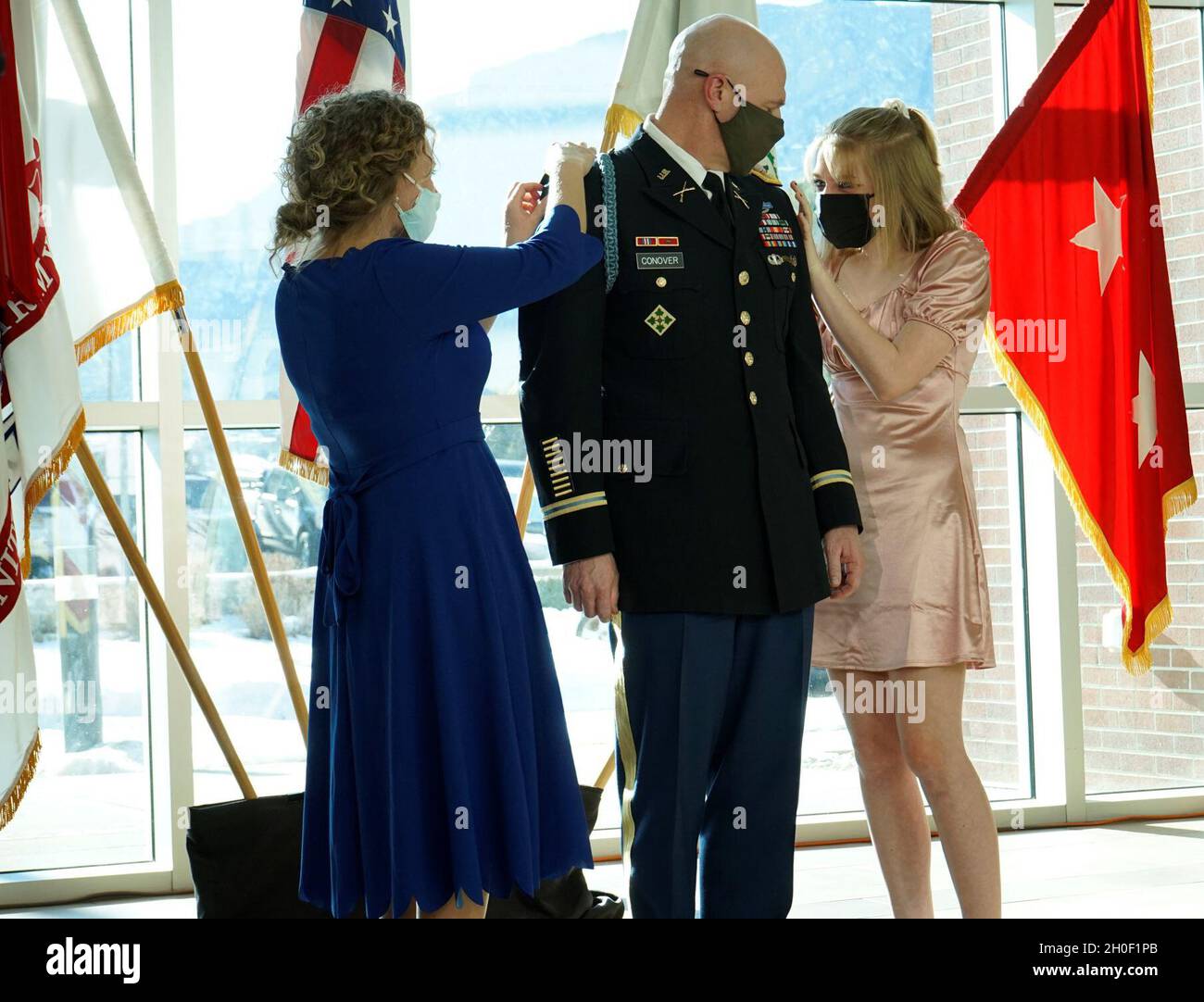 Col. Drew Conover, an officer of the G3 in the 4th Infantry Division ...