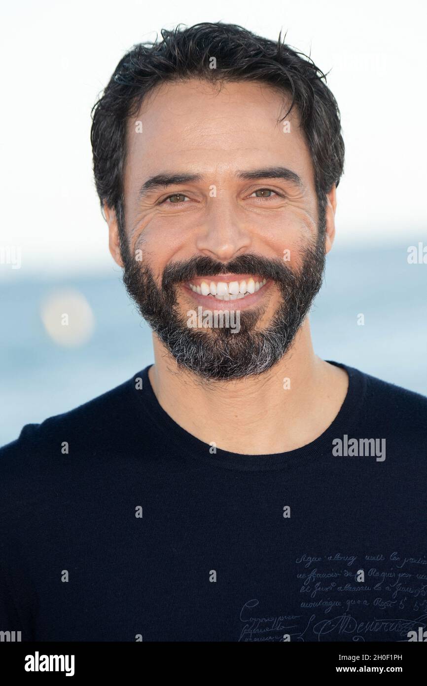 Cannes, France, October 12, 2021, Assaad Bouab attends a photocall during the 4th edition of the ...