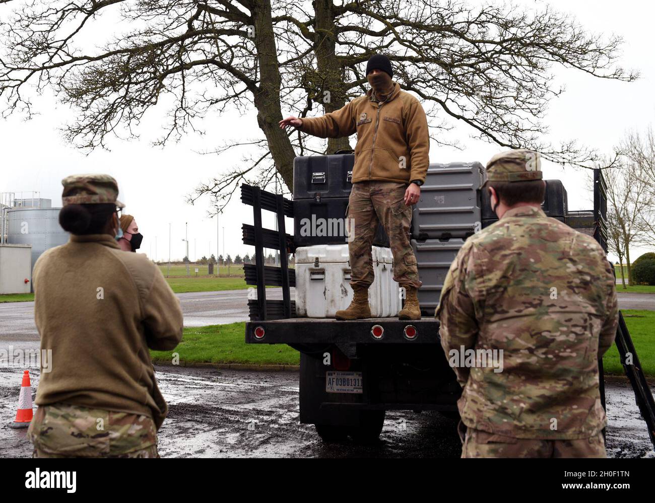 U.S. Air Force Staff Sgt. Daniel Smelser, 48th Logistics Readiness ...