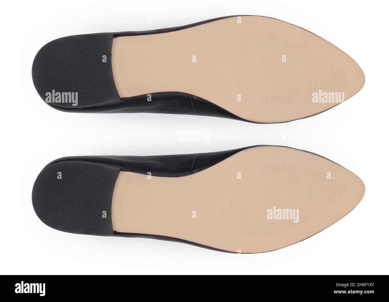 Bottom of shoes, isolated on white background Stock Photo - Alamy