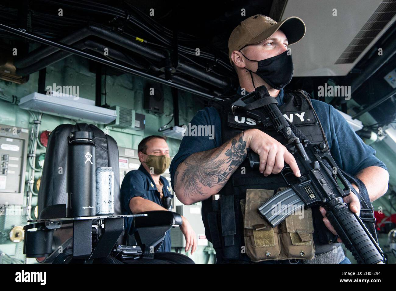 210220-N-RC007-1004 RODMAN, PANAMA (Feb. 20, 2021) Mineman 1st Class ...